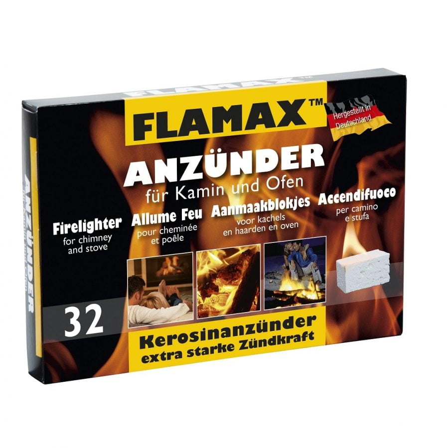 Flamax Solid Fire Lighters 32 Cubes – Petrolea Malta