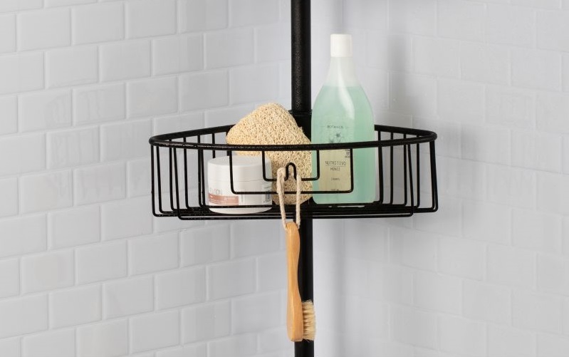 Telescopic Bar with 4 Baskets Black – Petrolea Malta